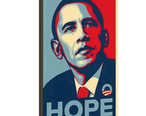 Arte «Frank Shepark Fairey – Hope (OBAMA) – El Mundo de Óscar